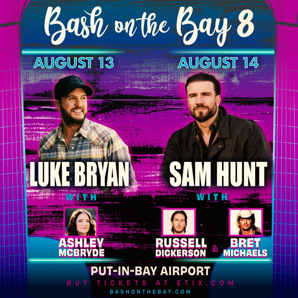 Bash on the Bay 2025: Luke Bryan & Sam Hunt Headline